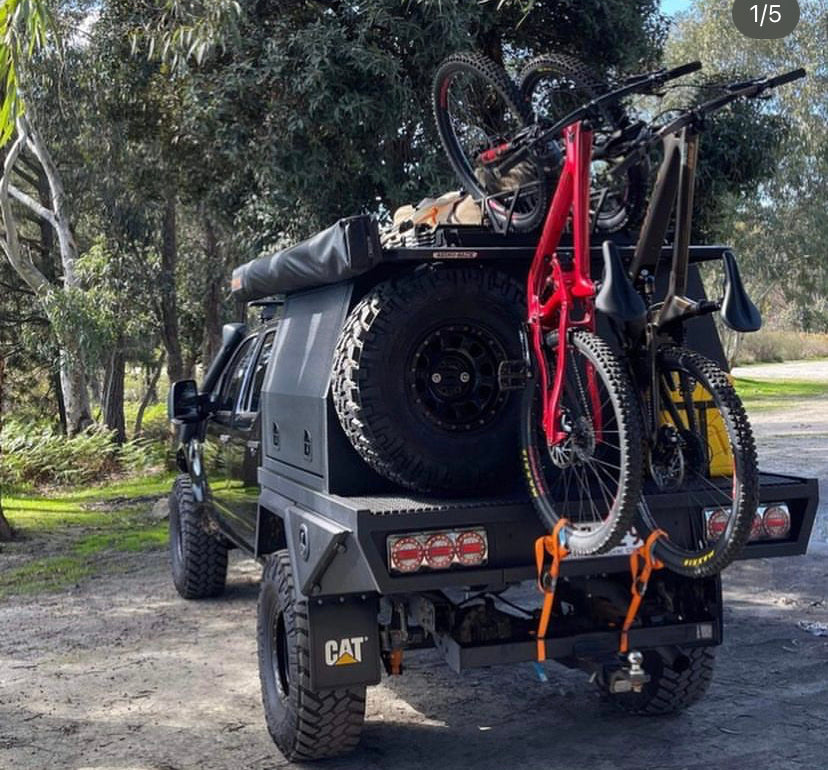 Deathrack roof adapter kit for use on roof cages ladder racks etc ...